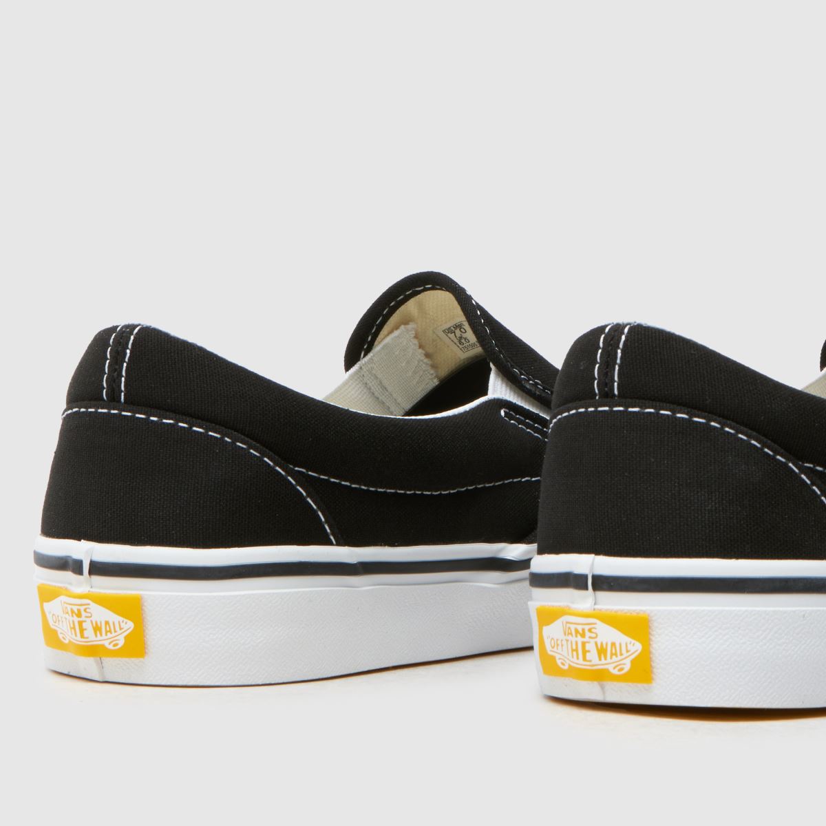 Womens Black & Gold Vans Classic Slip II Trainers | schuh