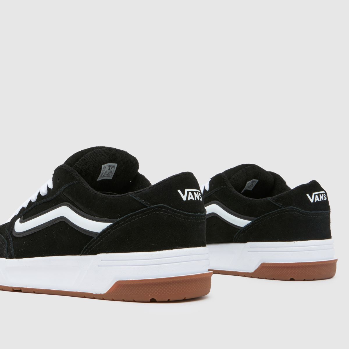 Womens Black & White Vans Hylane Trainers | schuh