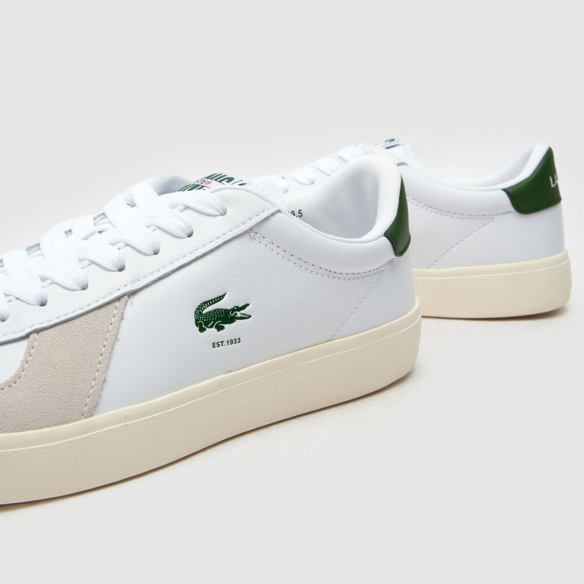 Womens White Multi Lacoste Baseshot Pro Trainers | schuh
