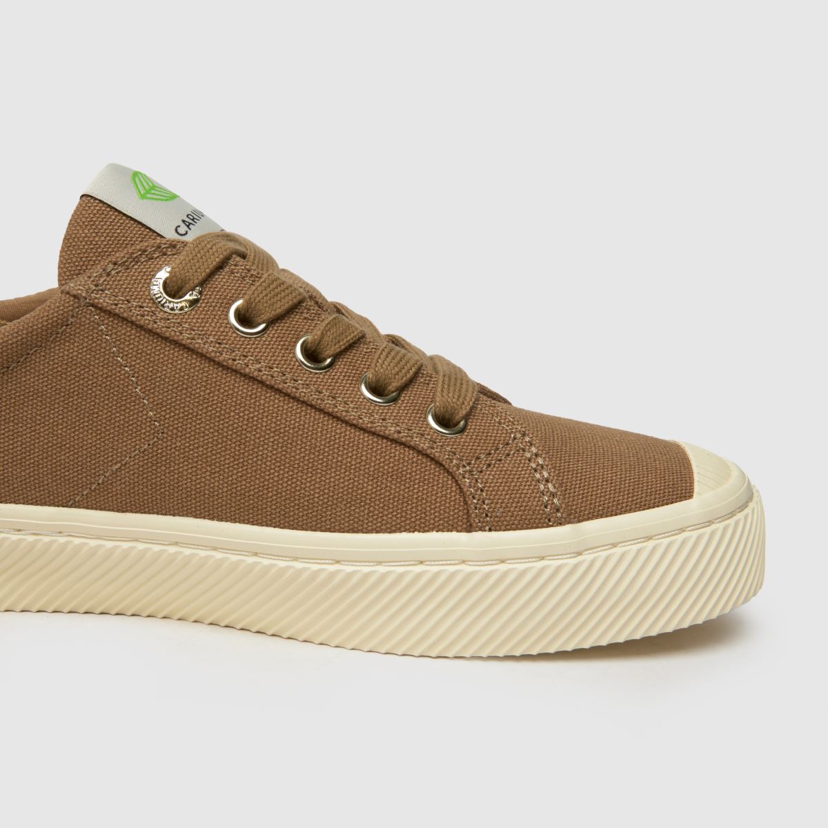 Womens Beige CARIUMA Oca Low Trainers | schuh
