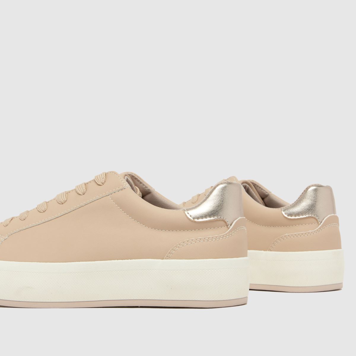 Womens Natural schuh Mariella Platform Trainers | schuh