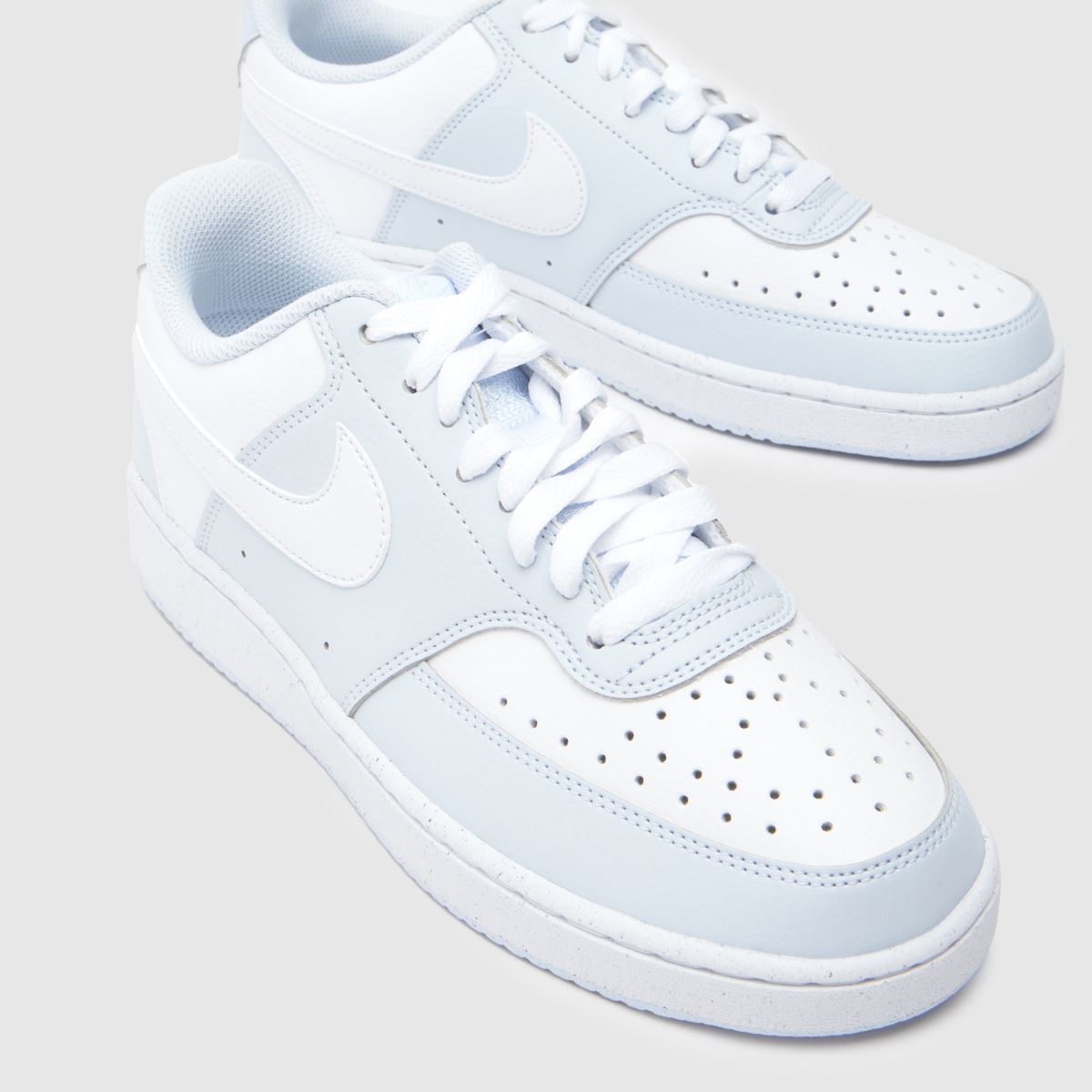 Womens Pale Blue Nike Court Vision Low Next Nature Trainers | schuh