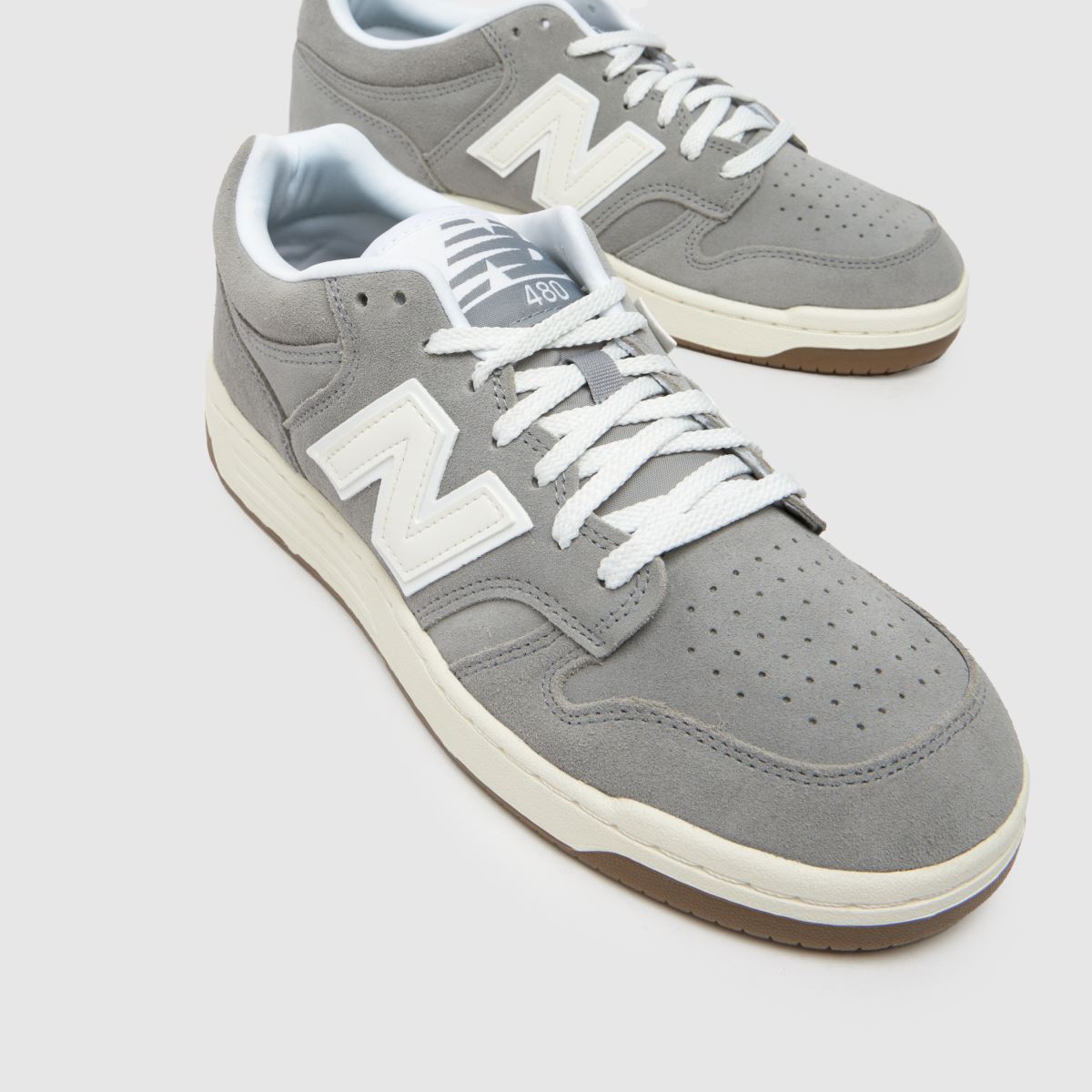 Womens Grey New Balance 480 Trainers | schuh