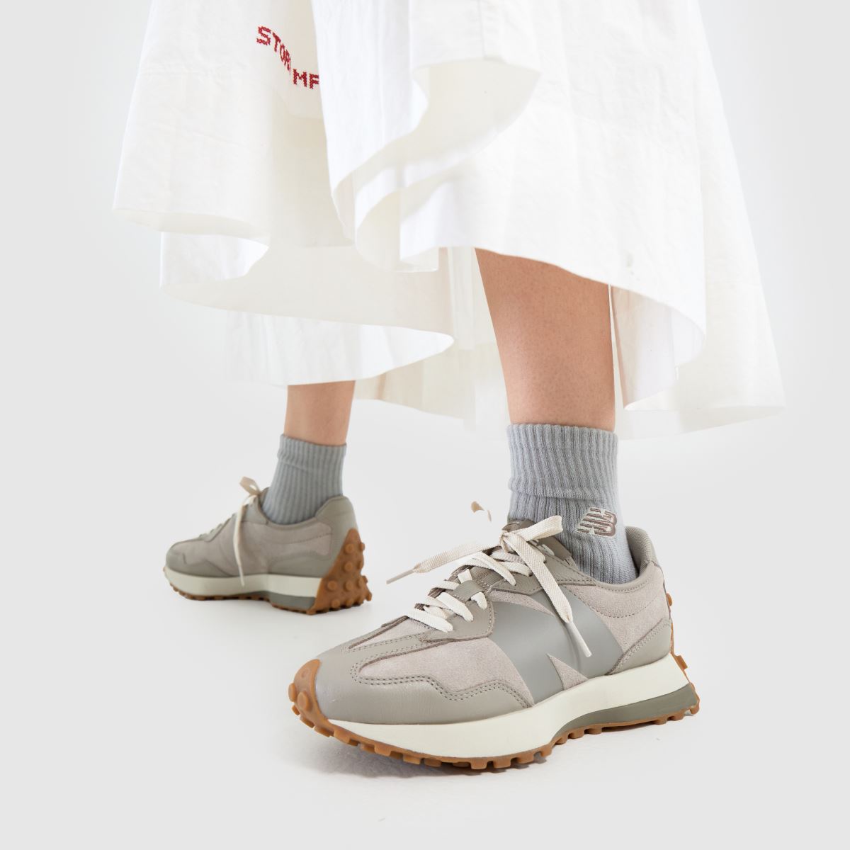 Womens Grey New Balance 327 Trainers | schuh