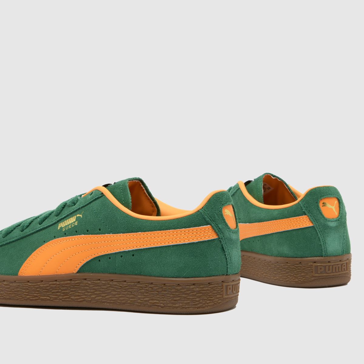 Womens Green Multi PUMA Suede Terrace Trainers | schuh