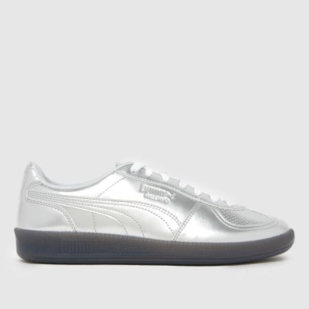 Womens Silver PUMA Palermo Trainers | schuh