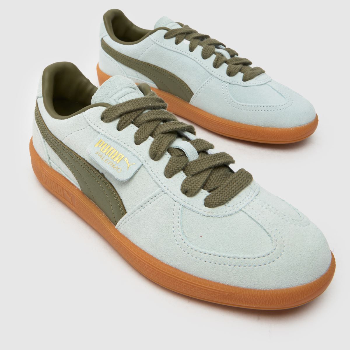 Womens Light Green PUMA Palermo Trainers | schuh