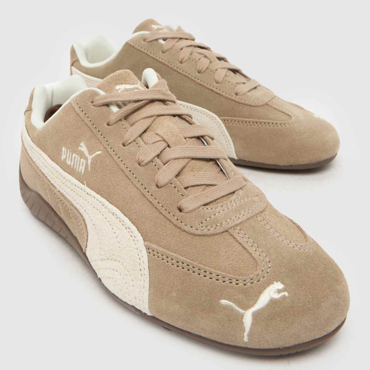 Womens Beige PUMA Speedcat Trainers | schuh