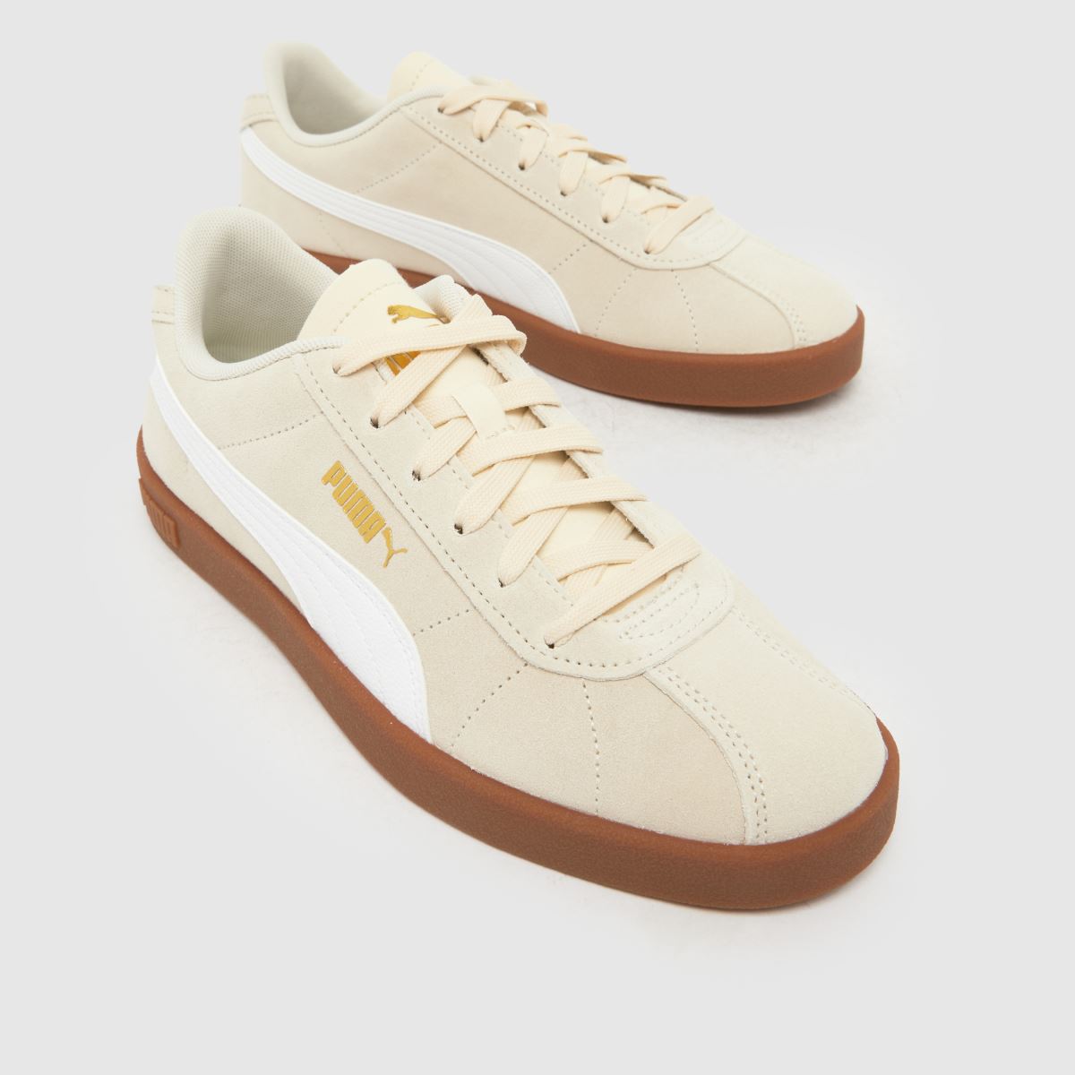 Womens Beige Multi PUMA Club II Era Trainers | schuh