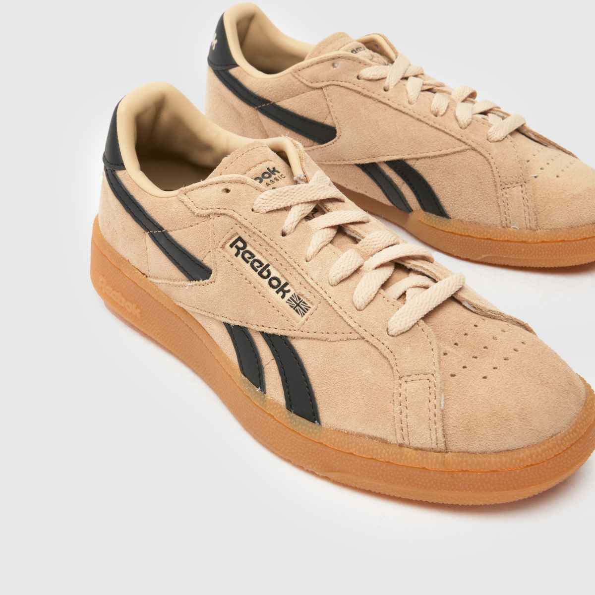 Womens Tan Reebok Club C Grounds Trainers | schuh
