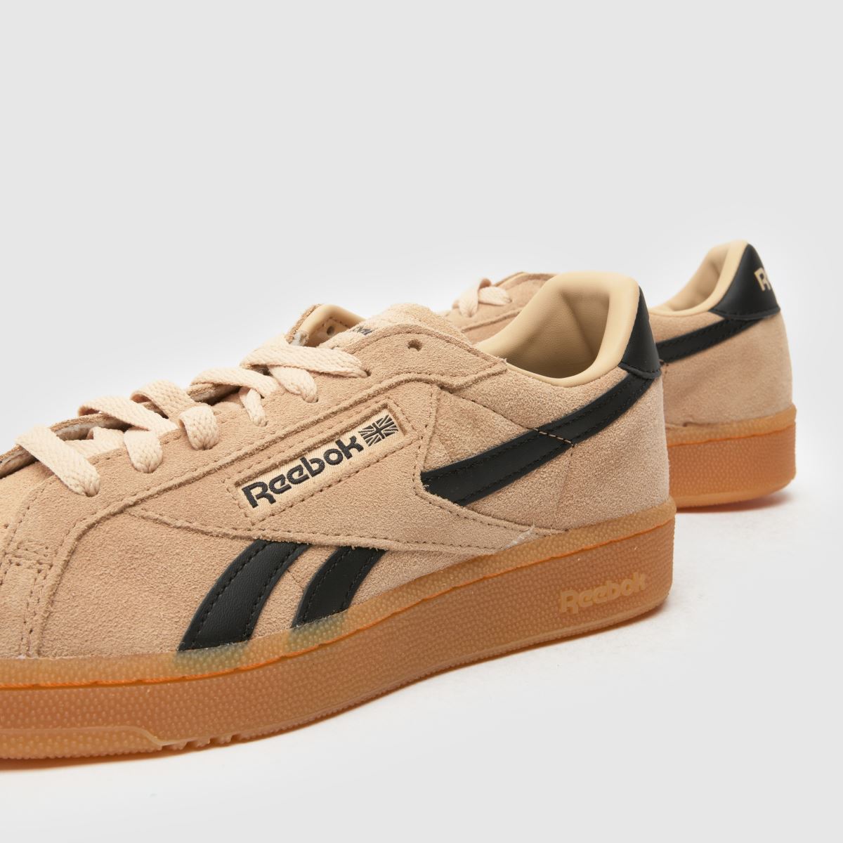 Womens Tan Reebok Club C Grounds Trainers | schuh