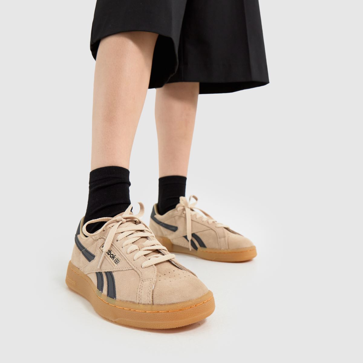 Womens Tan Reebok Club C Grounds Trainers | schuh