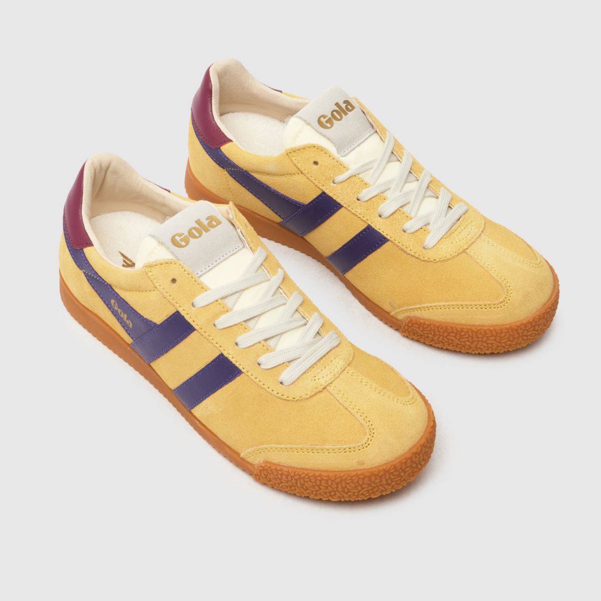 Womens Yellow Gola Elan Trainers | schuh