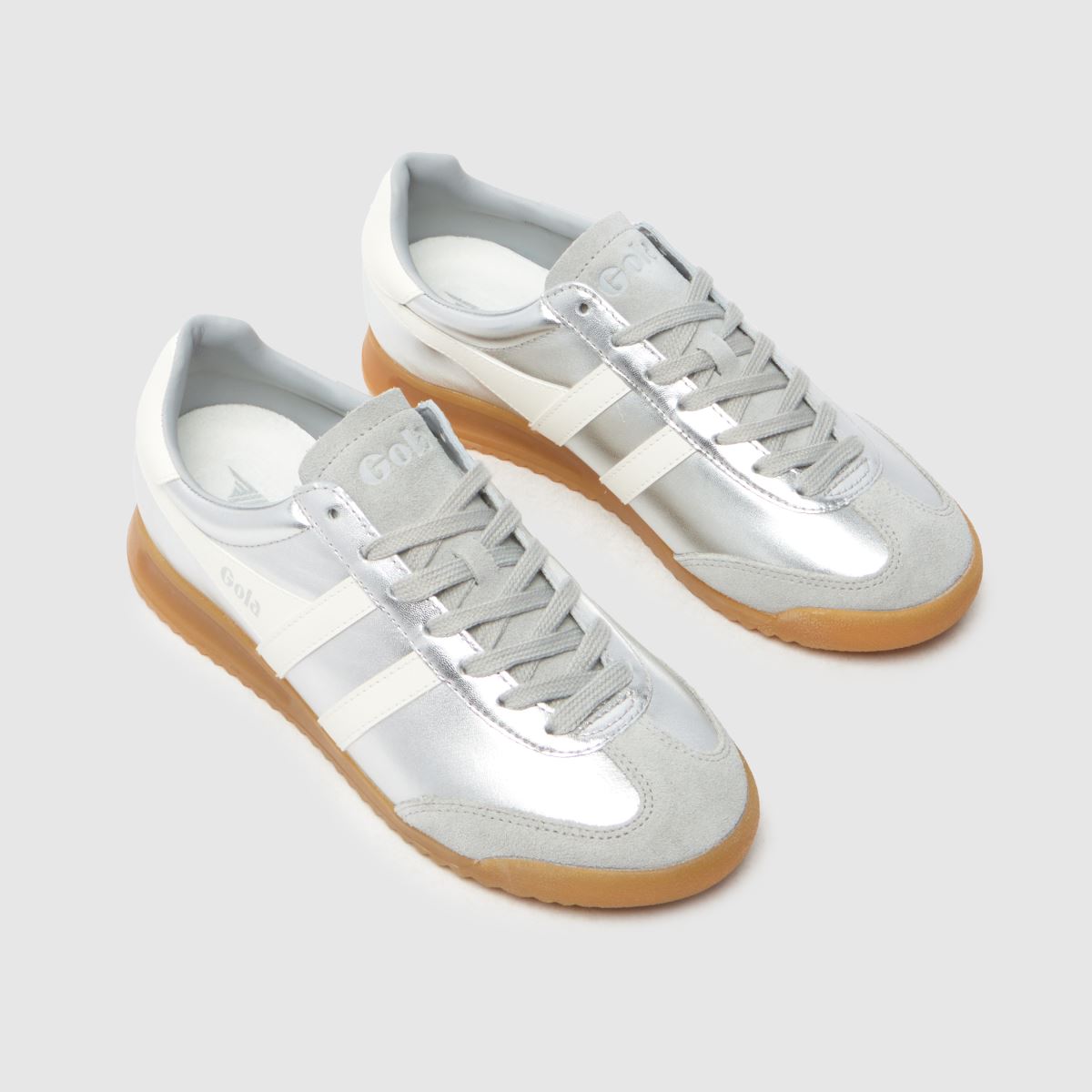 Womens Silver Gola Torpedo Glimmer Trainers | schuh