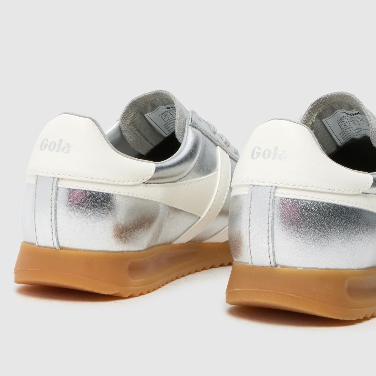 Womens Silver Gola Torpedo Glimmer Trainers | schuh