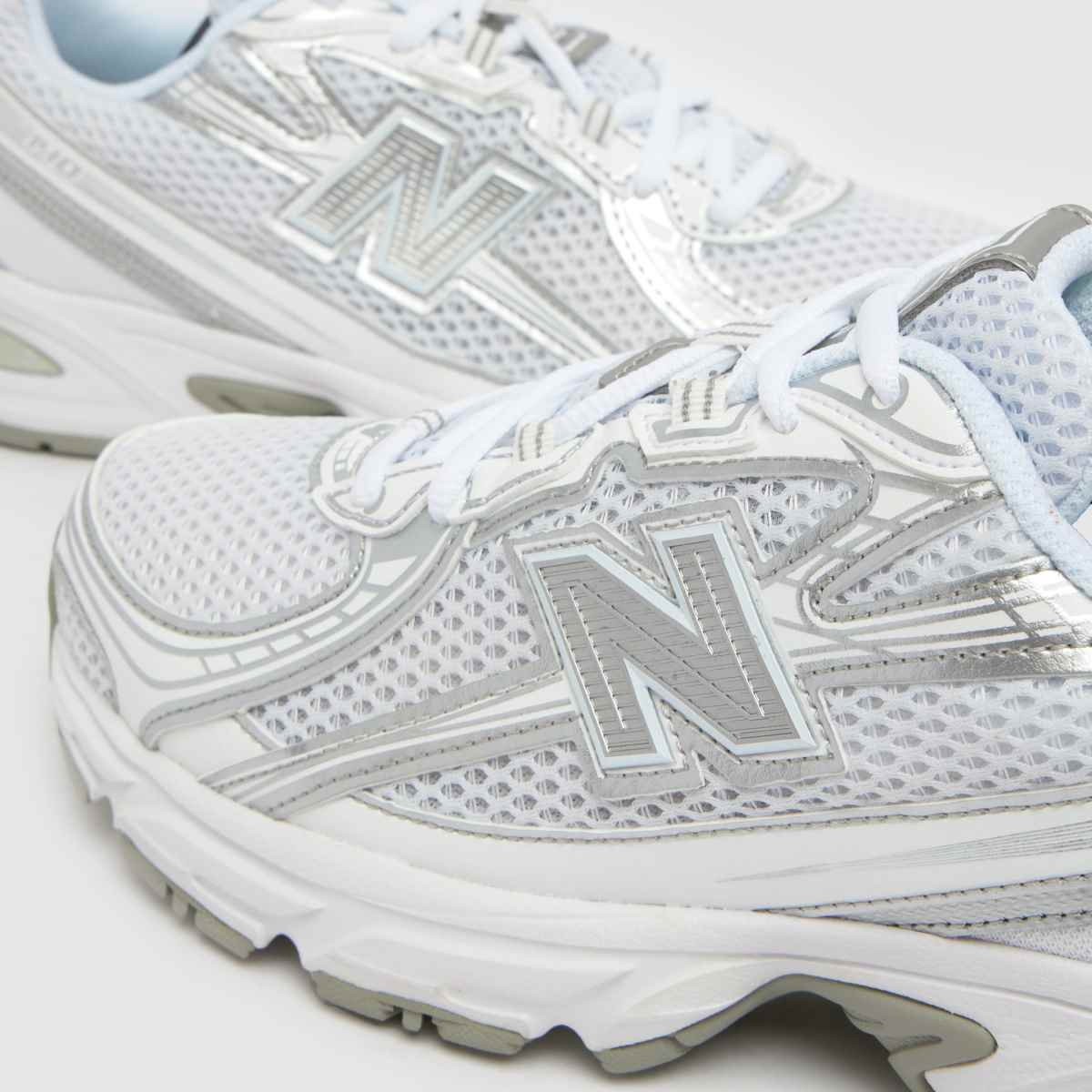 Womens White & Silver New Balance 740 Trainers | schuh