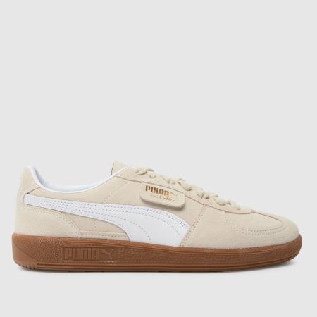 Womens Beige PUMA Palermo Trainers | schuh