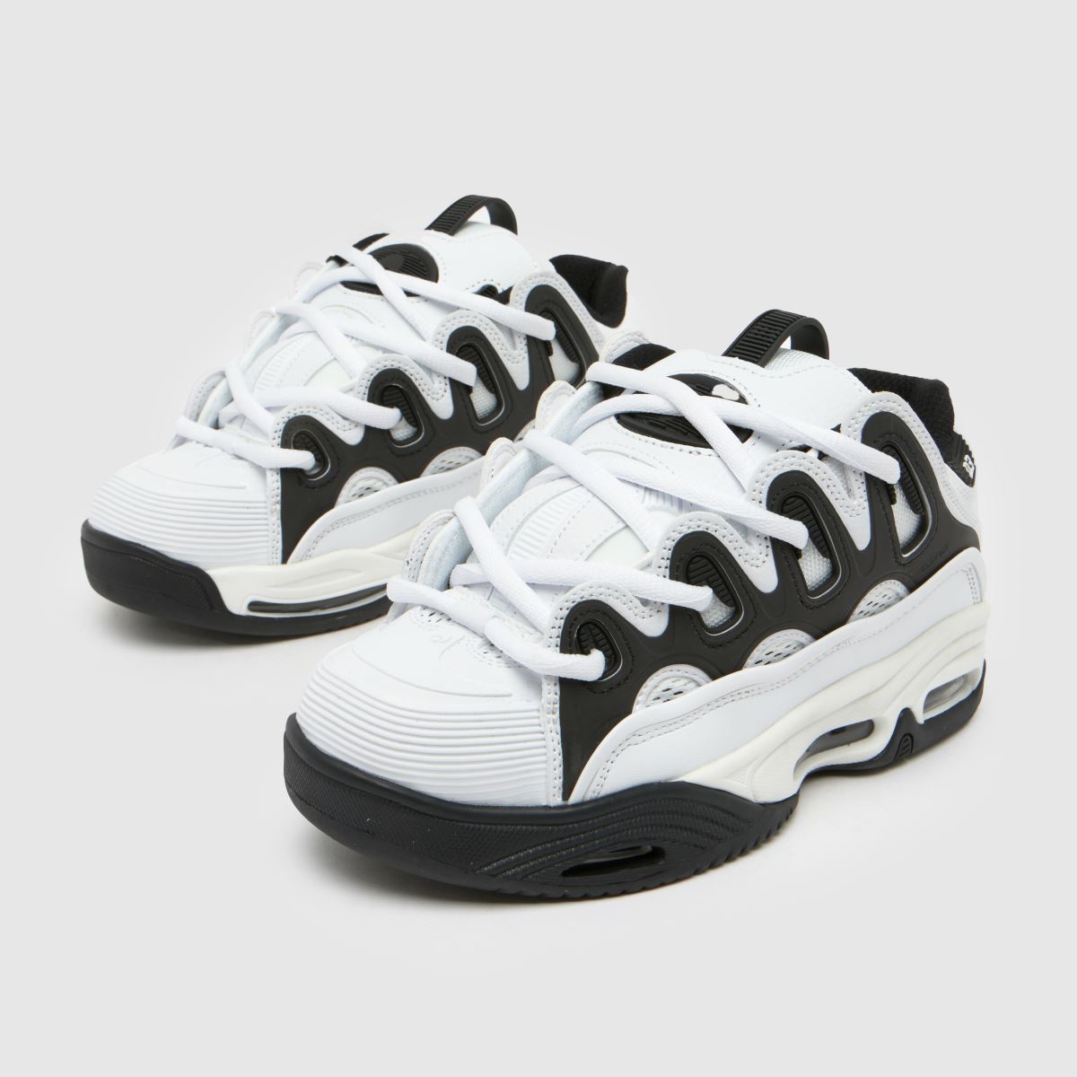 Womens White & Black OSIRIS D3 2001 Trainers | schuh