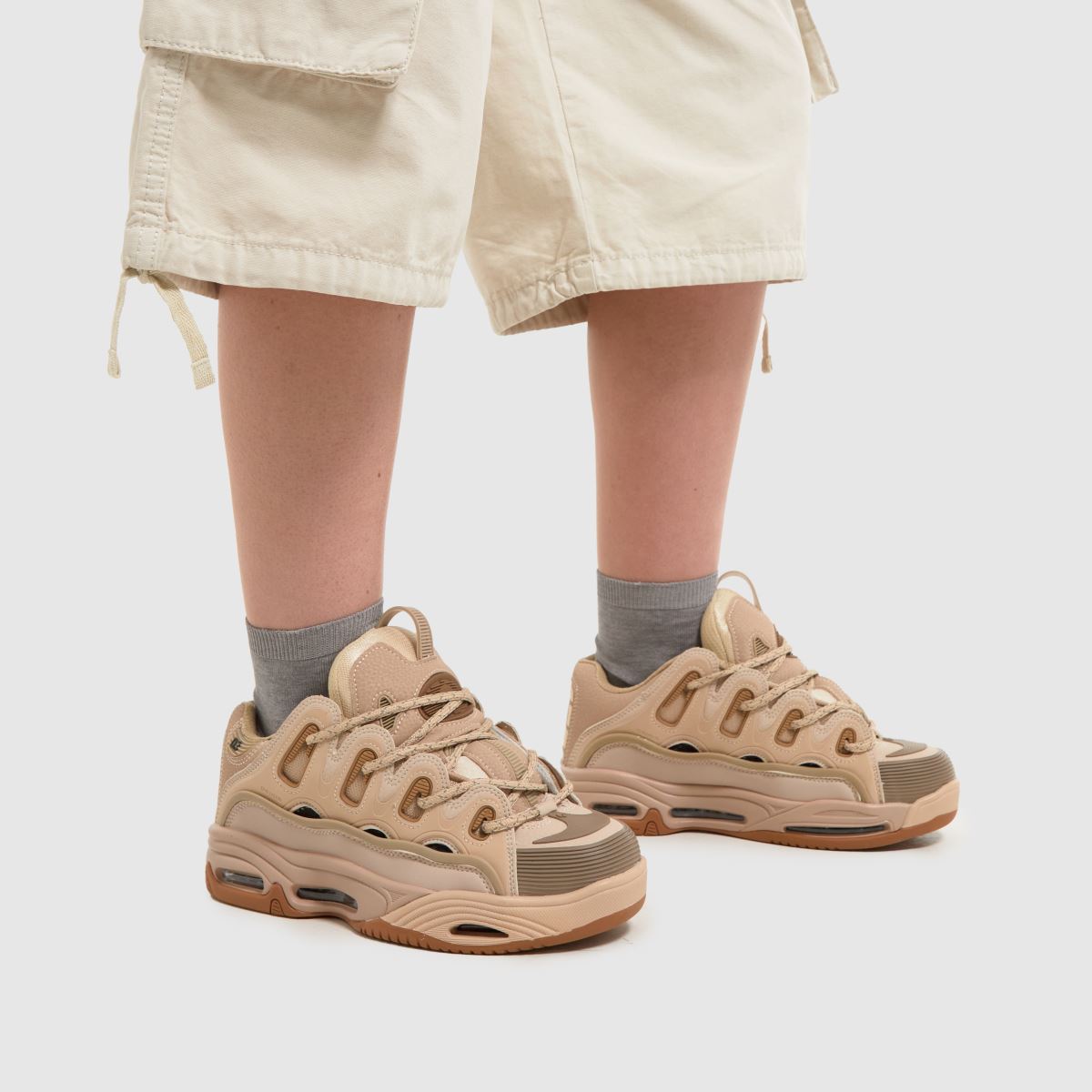 Womens Beige & Brown OSIRIS D3 2001 Trainers | schuh