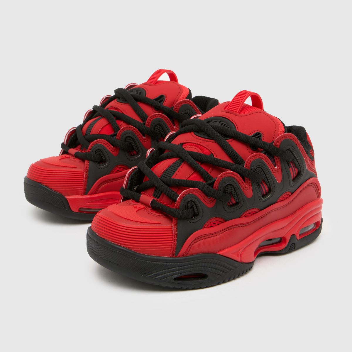 Womens Black & Red OSIRIS D3 2001 Trainers | schuh