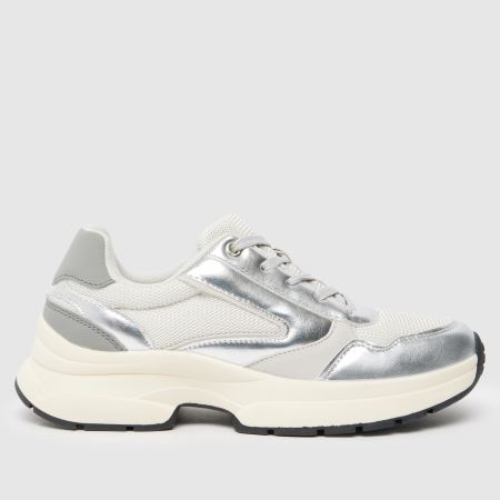 Womens Silver schuh Maura Chunky Trainers | schuh