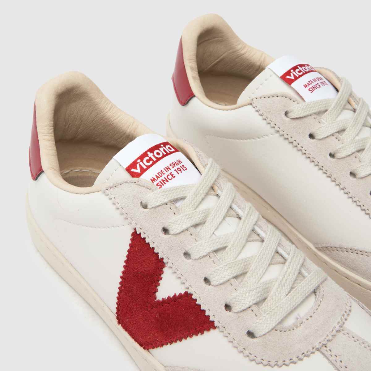 Womens White & Red victoria Berlin Trainers | schuh