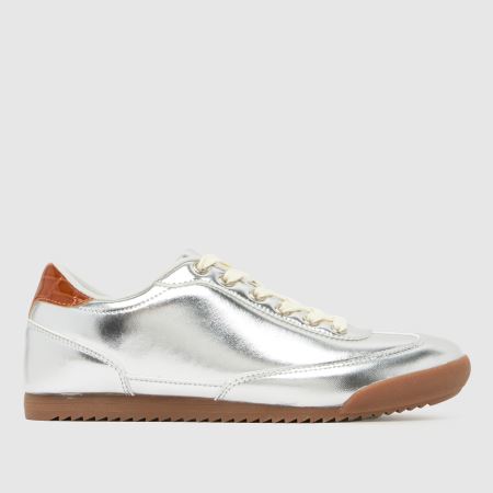 Womens Silver schuh Miko Slim Sole Trainers | schuh
