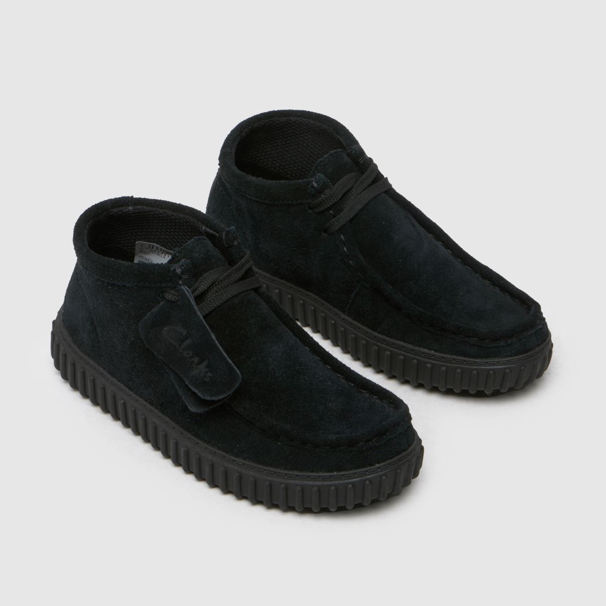 Kids Junior Black Clarks Tor Hill Boots | schuh