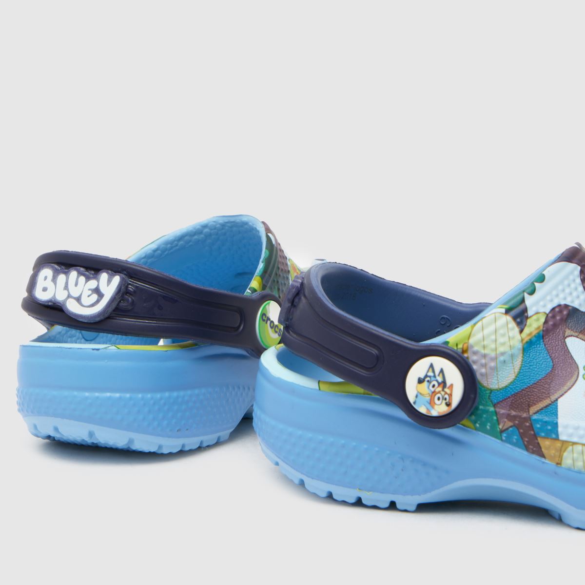 Kids Toddler Blue Multi Crocs X Bluey Classic Clog Sandals | schuh