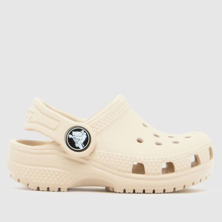 Kids Toddler Beige Crocs Classic Clog Sandals | schuh