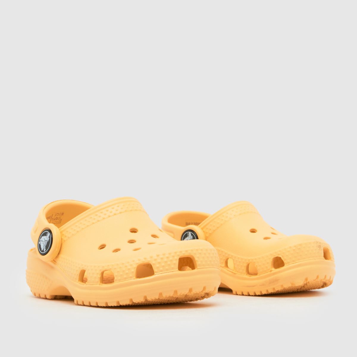 Kids Toddler Pale Yellow Crocs Classic Clog Sandals | schuh
