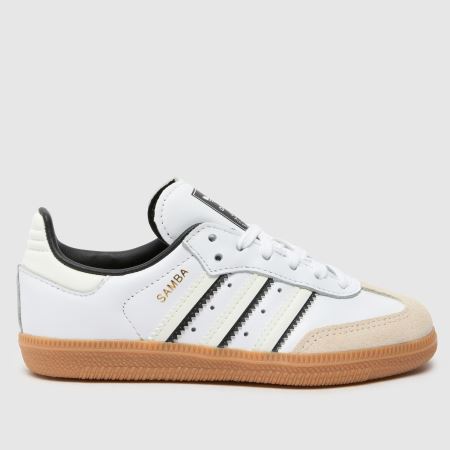 Kids Junior White Multi adidas Samba Og Trainers | schuh