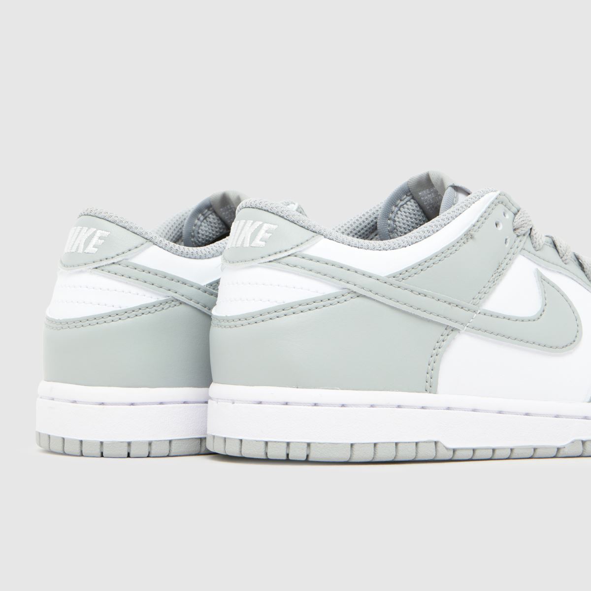 Kids Junior White & grey Nike Dunk Low Trainers | schuh