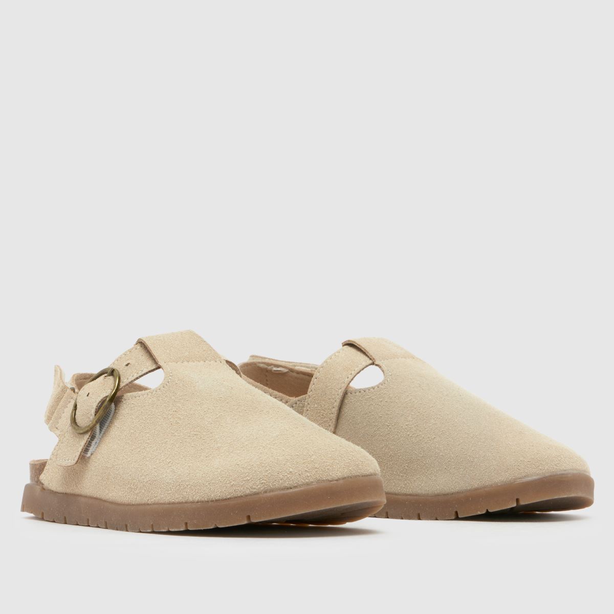Kids Junior Beige schuh Trace Clog Sandals | schuh