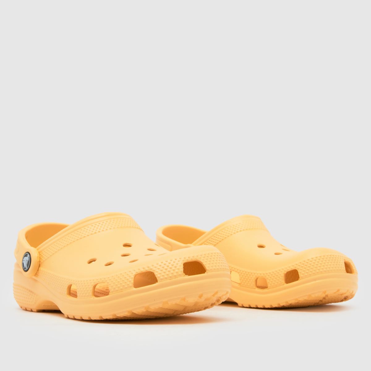 Kids Youth Pale Yellow Crocs Classic Clog Sandals | schuh