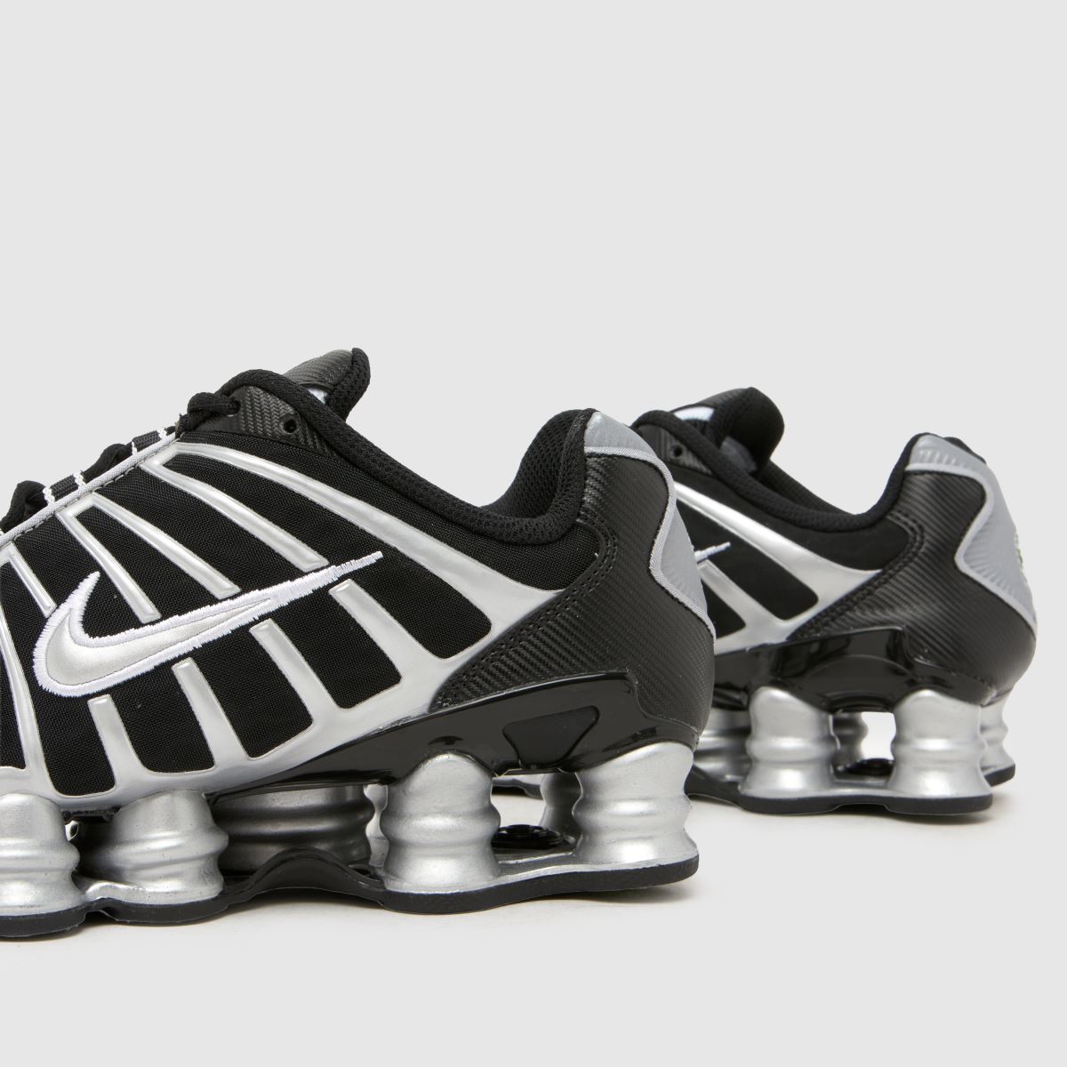 Kids Youth Black Multi Nike Shox TL Trainers | schuh