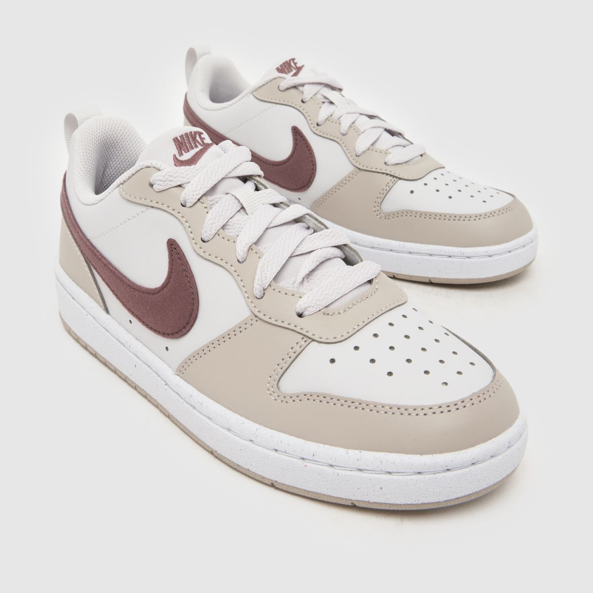 Kids Youth Grey Multi Nike Court Borough Low Trainers | schuh