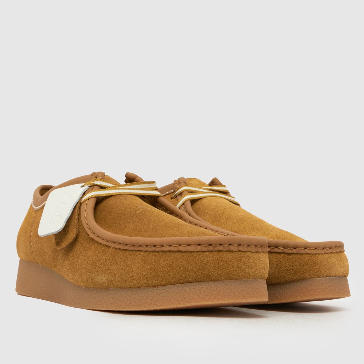 Mens Tan Clarks Wallabee Evo Shoes | schuh