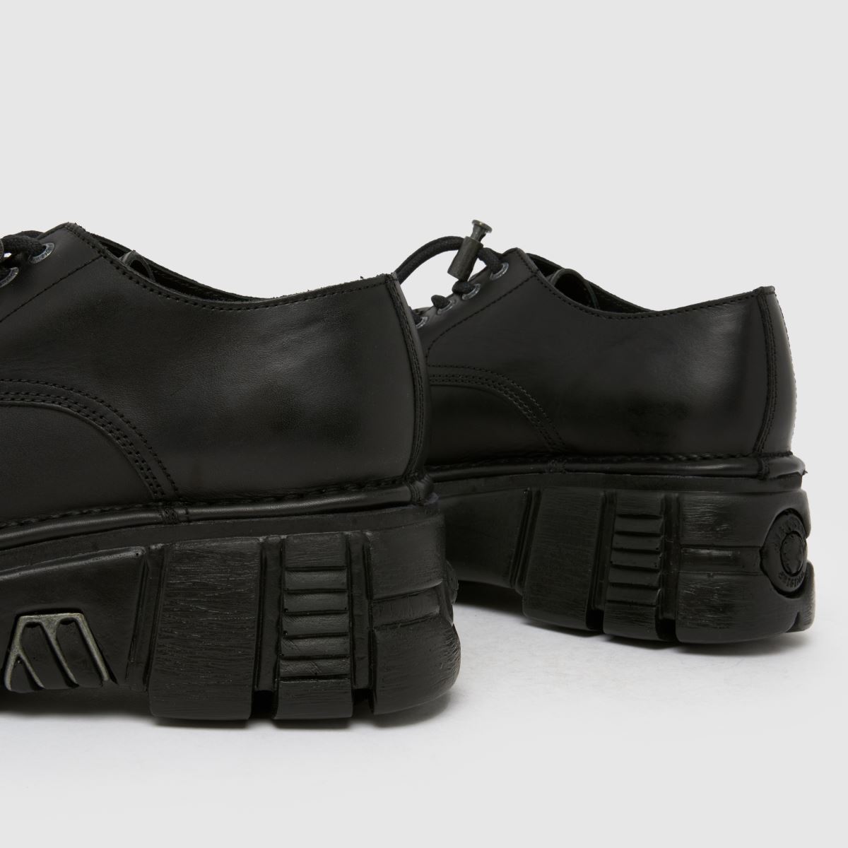 Mens Black NEW ROCK Toe Cap Shoes | schuh