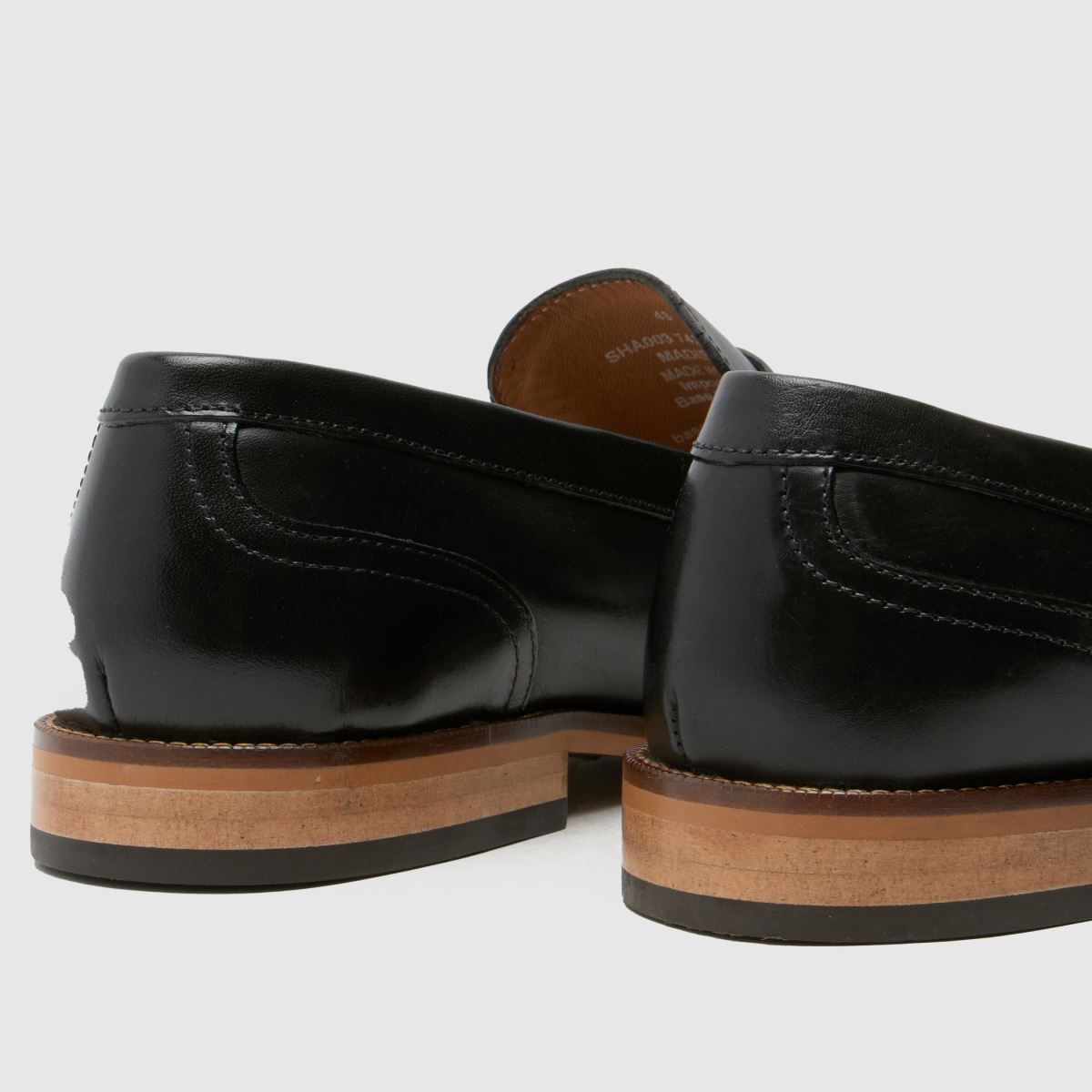Mens Black Base London Madison Loafer Shoes | schuh