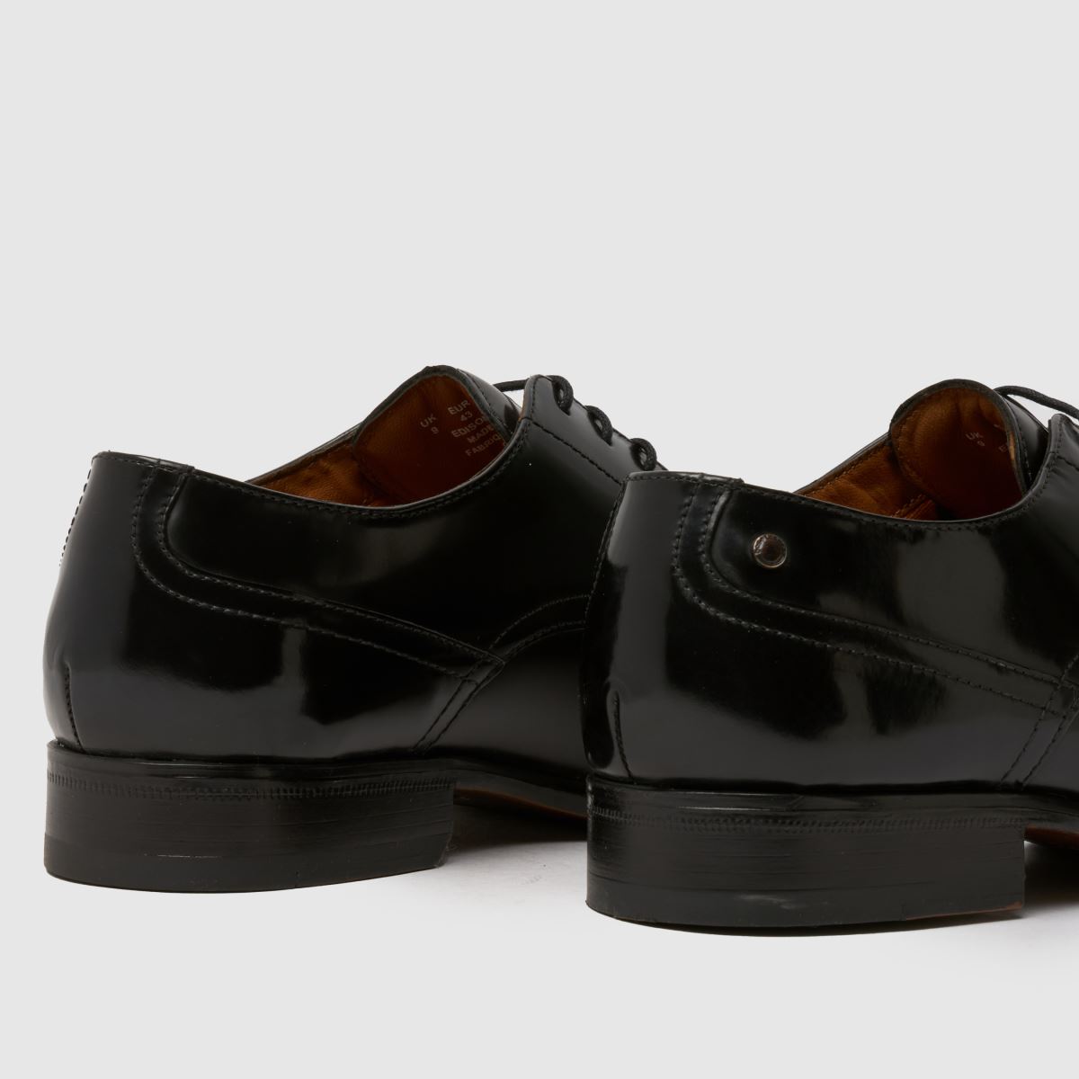 Mens Black Base London Edison Hi Shine Shoes | schuh