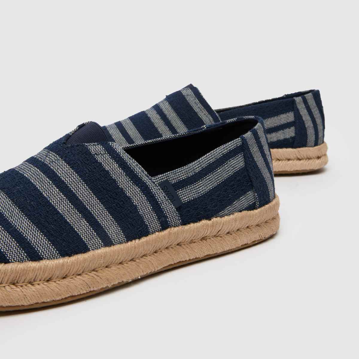 Mens Navy TOMS Alpargata Rope 2.0 Shoes | schuh