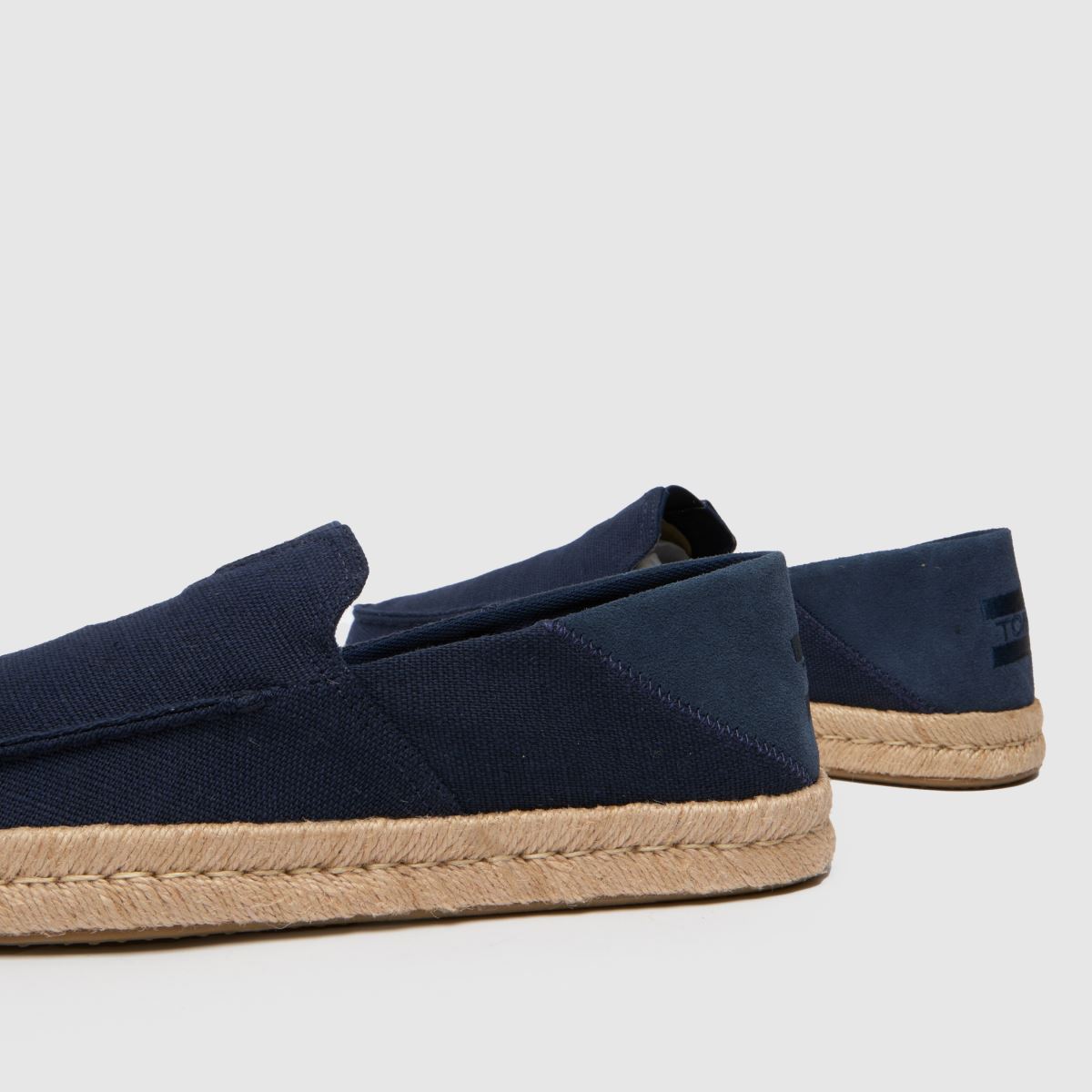 Mens Navy TOMS Alonso Rope Loafer Shoes | schuh