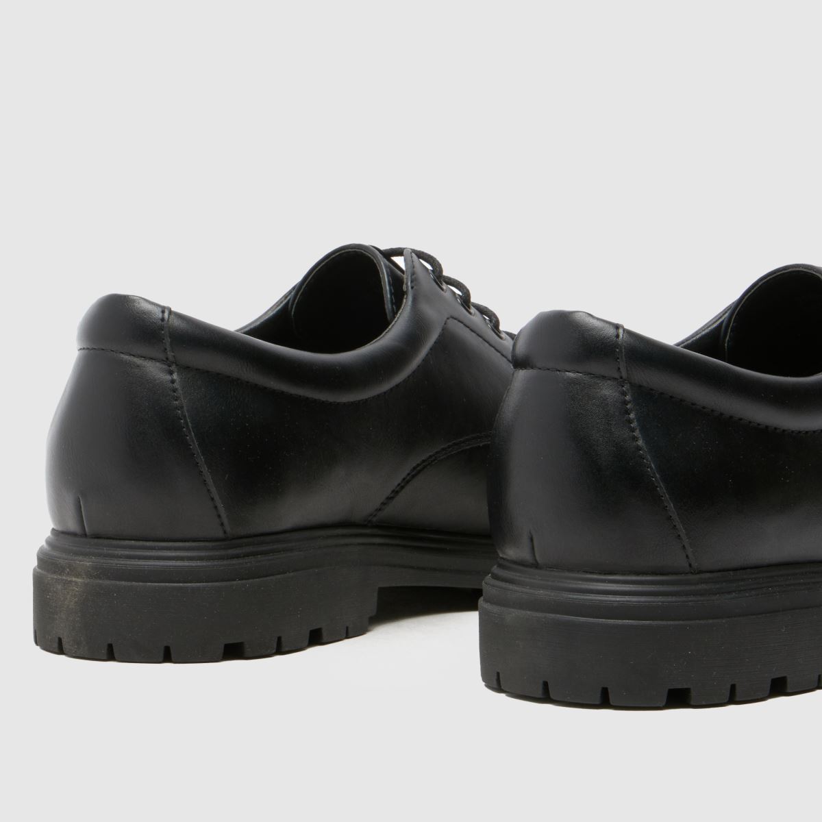 Mens Black schuh Paddy Chunky Formal Shoes | schuh