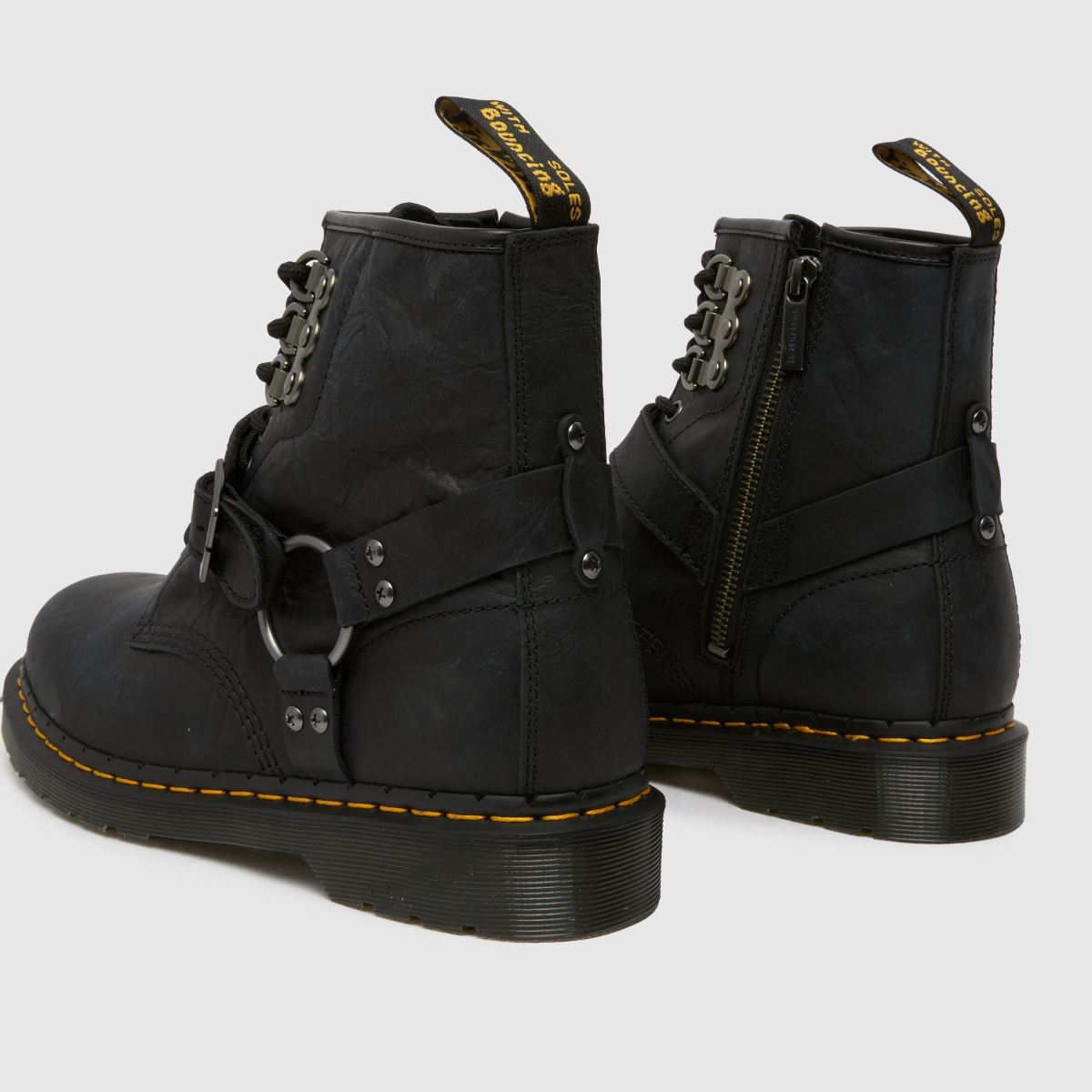 Mens Black Dr Martens 1460 Hardware Boots | schuh