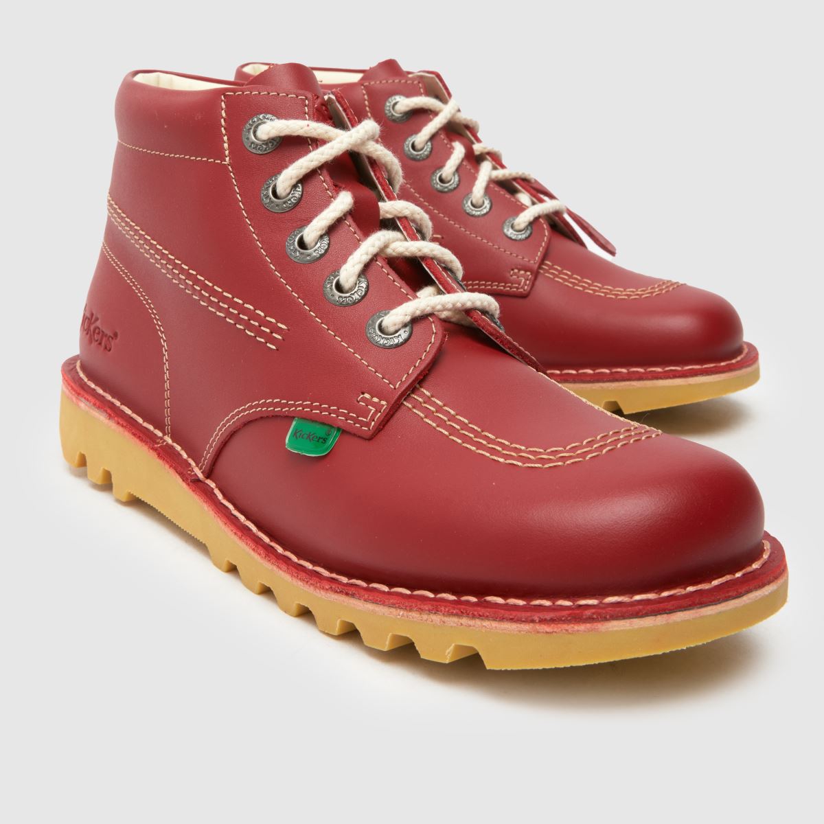 Mens Red Kickers Classics Kick Hi Boots | schuh