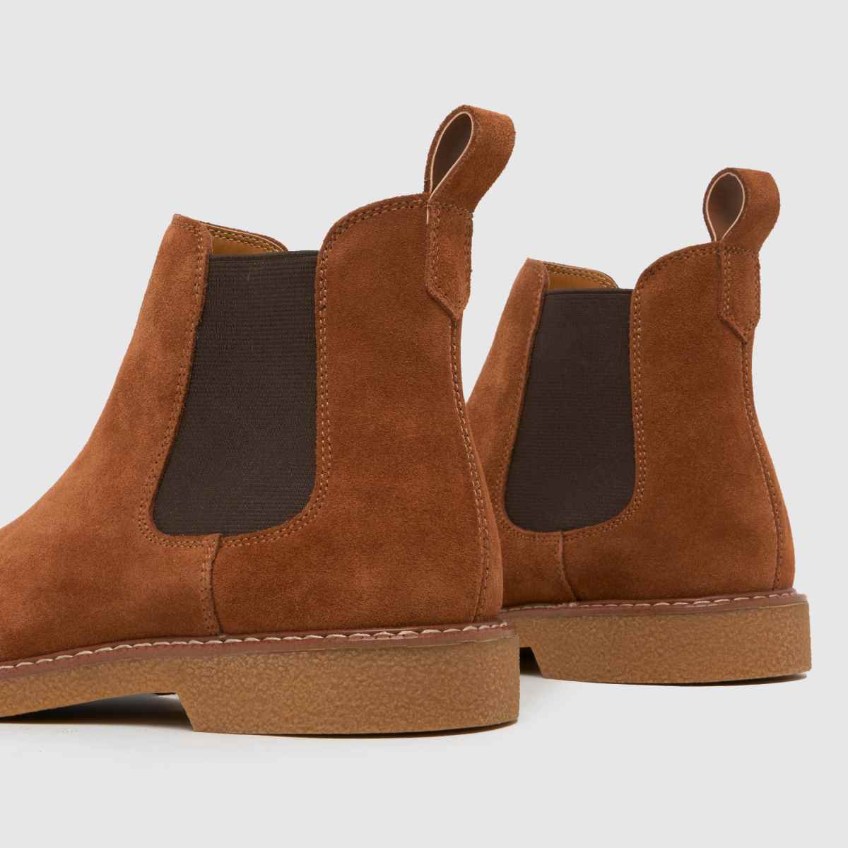 Mens Tan schuh Dawn Suede Chelsea Boots | schuh