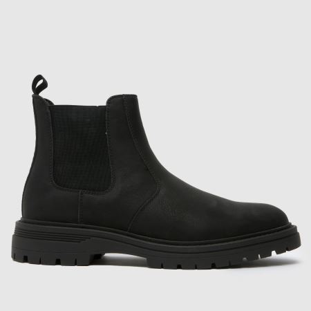 Mens Black schuh Dion Chunky Chelsea Boots | schuh