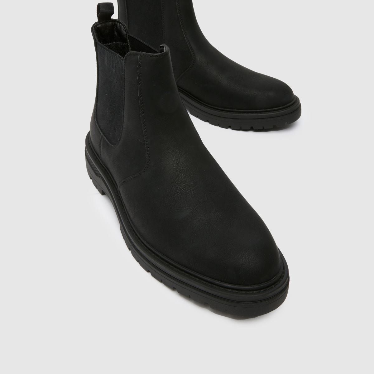 Mens Black schuh Dion Chunky Chelsea Boots | schuh