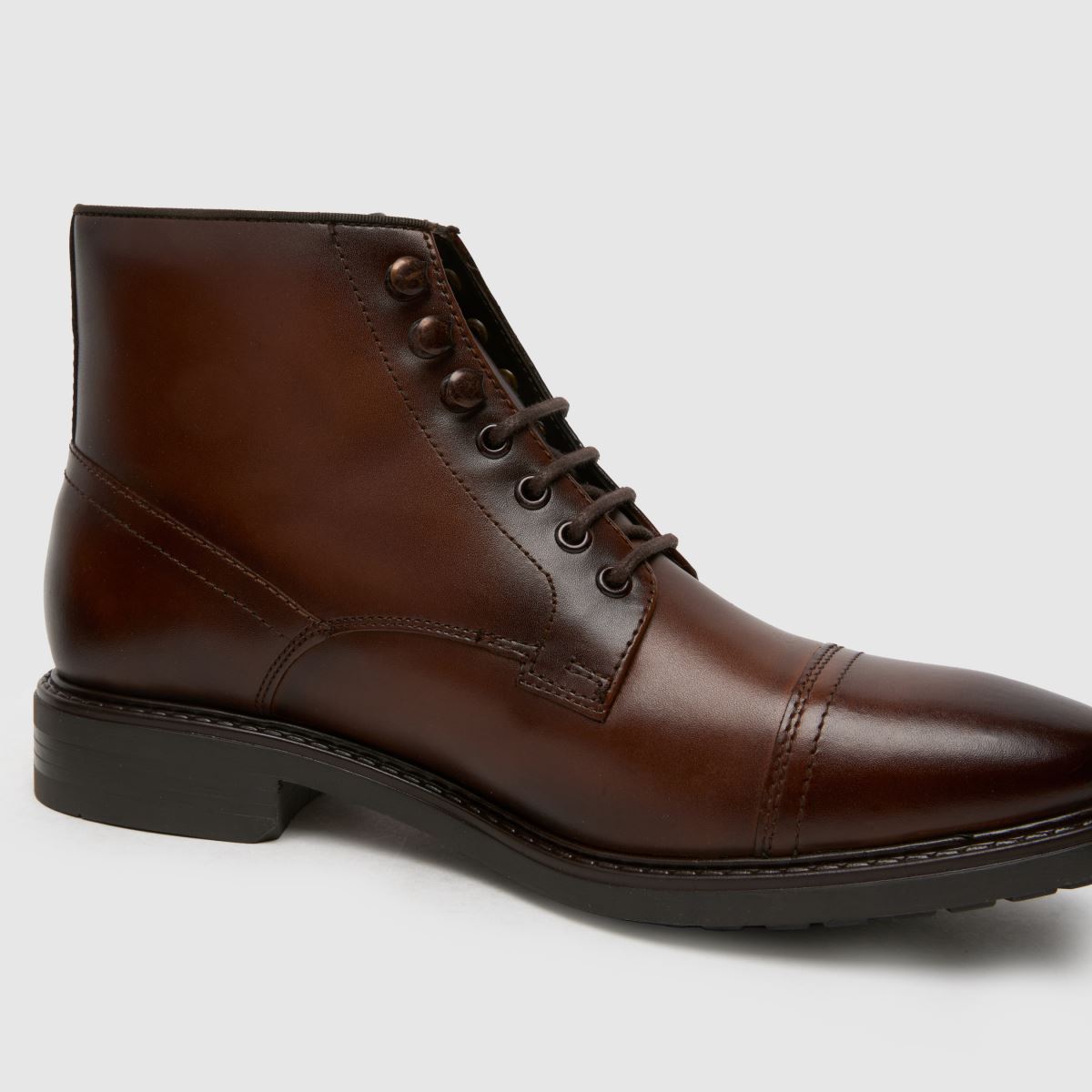 Mens Brown Base London Duke Lace-Up Boots | schuh